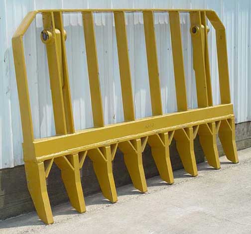 PV490 – PVP 7′ root rake (with mounting brackets & pins) – Construction ...